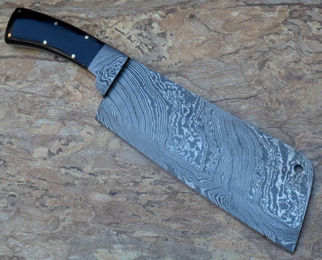 Handmade Damascus Cleaver Chopper chef knife butcher knife K | Inspire ...