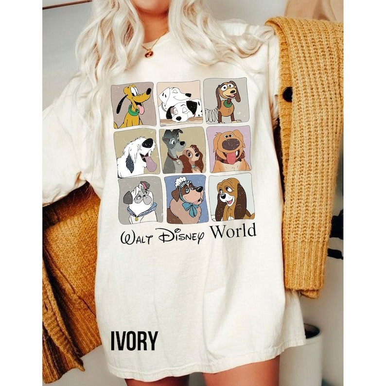 Retro Disney Dogs Shirt, Vintage Walt Disney World Shirt, Do | Inspire ...