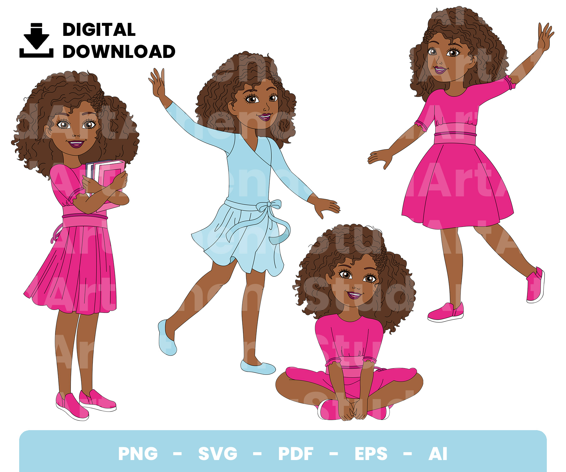 Bundle Layered Svg Barbie Afro Svg Afro Girl Svg Love Sv Inspire