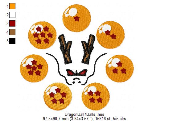 Son Goku Embroidery Design File, Dragon Ball Anime Embroider | Inspire ...
