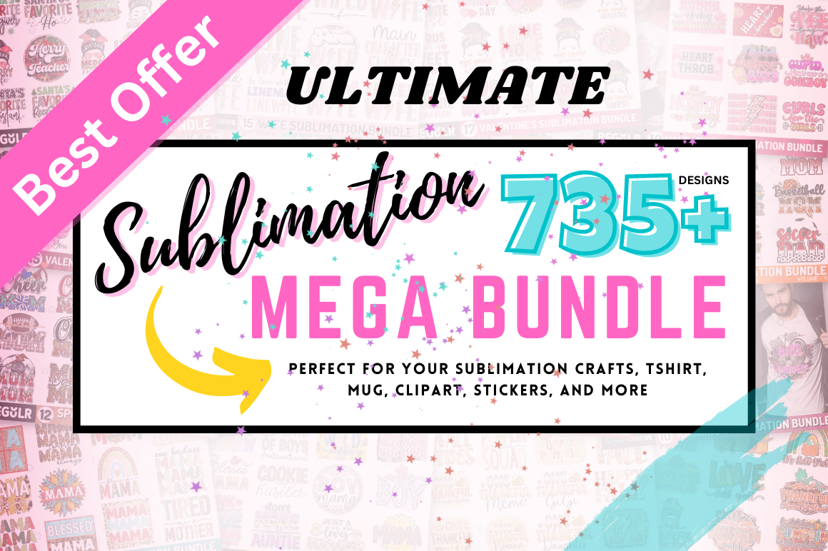 Huge Sublimation Bundle, Mega Sublimation Bundle | Inspire Uplift