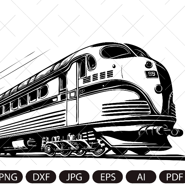 Train SVG/retro train svg/ flights train svg/ transportation | Inspire ...