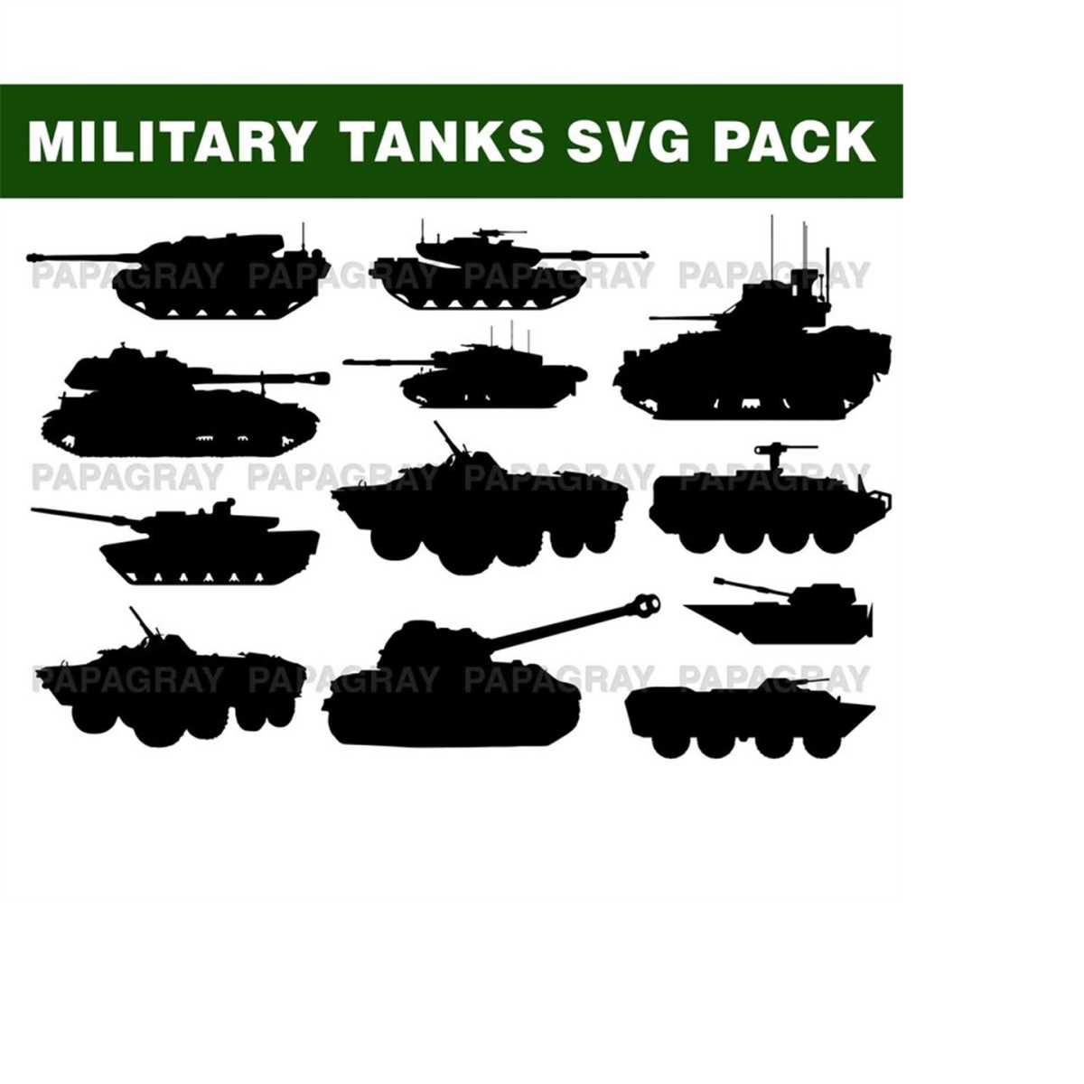Army Tank Svg | Inspire Uplift