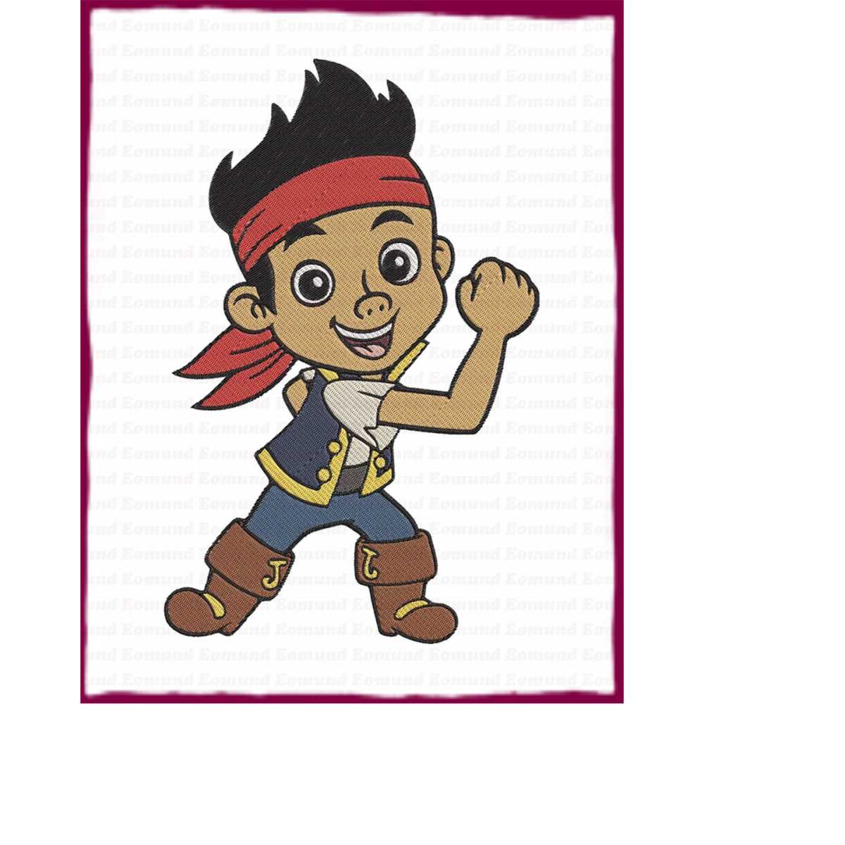 Jake And The Never Land Pirates Fill Embroidery Design 12 - | Inspire ...