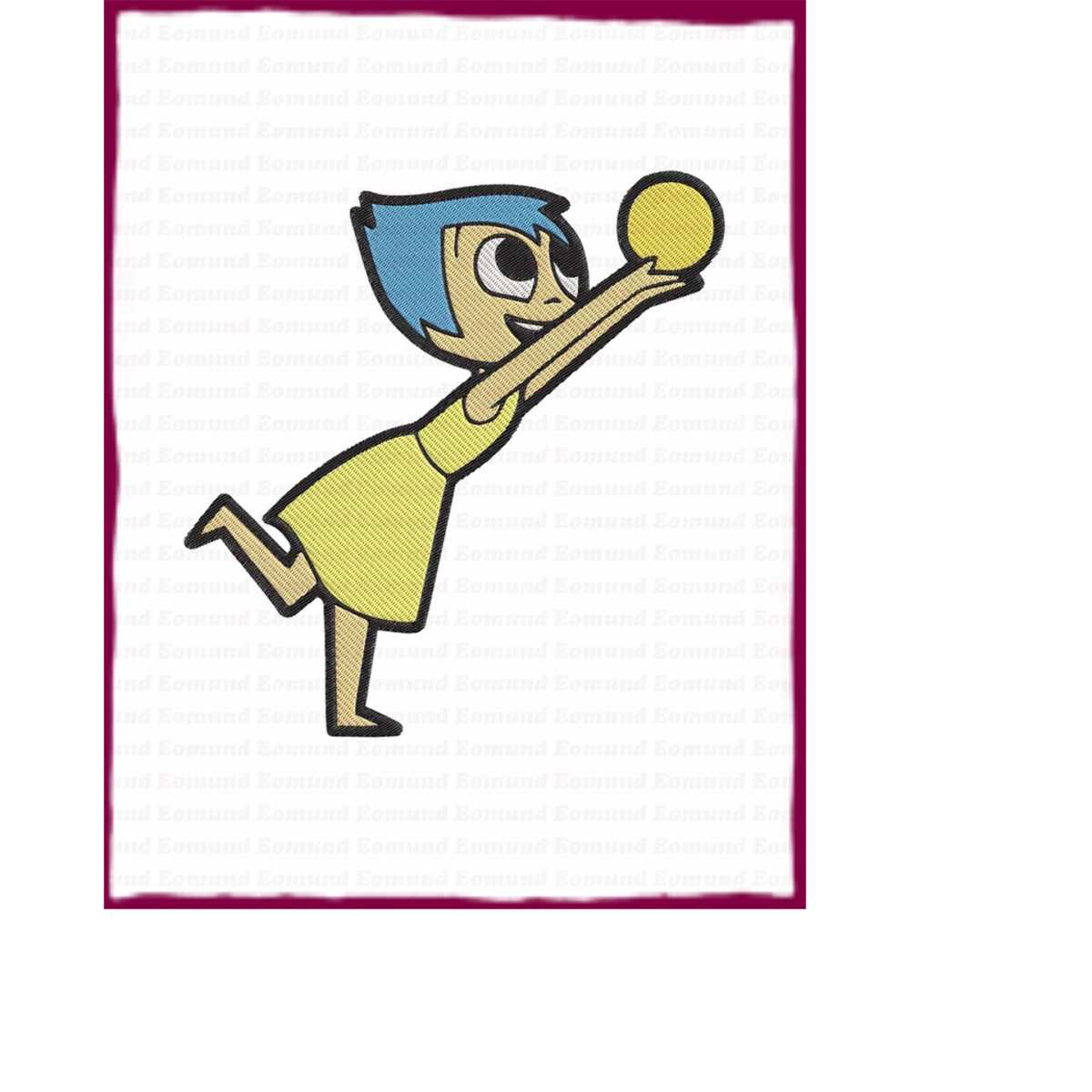 Joy Inside Out Filled Embroidery Design 8 - Instant Download | Inspire ...