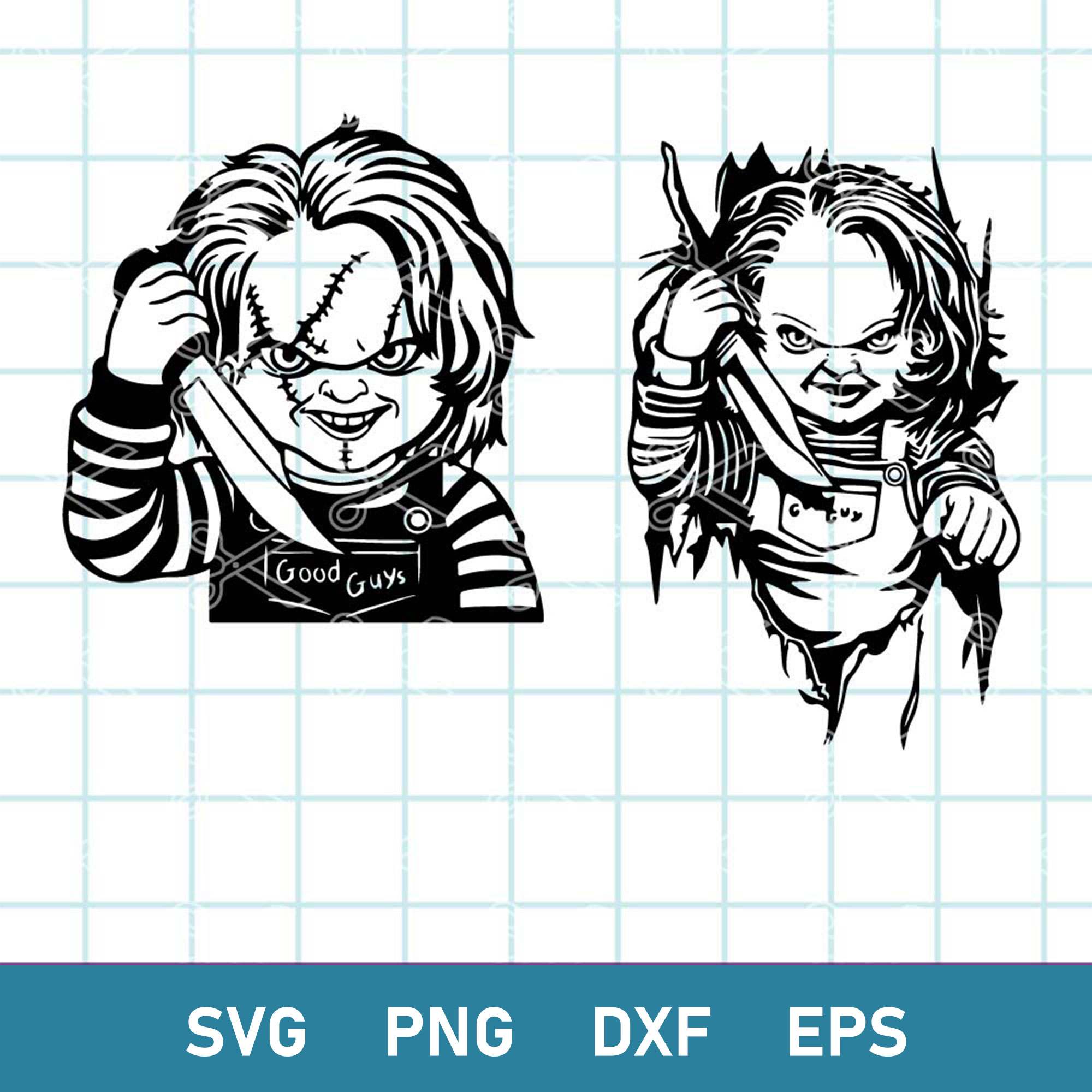 Chucky Horror Movie Svg, Characters Horror Svg, Horror Hallo | Inspire ...