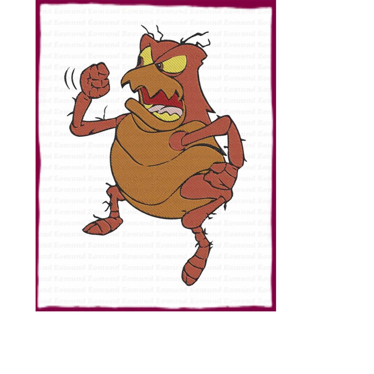 Mr Flea A Bugs Life Filled Embroidery Design 3 - Instant Dow | Inspire ...