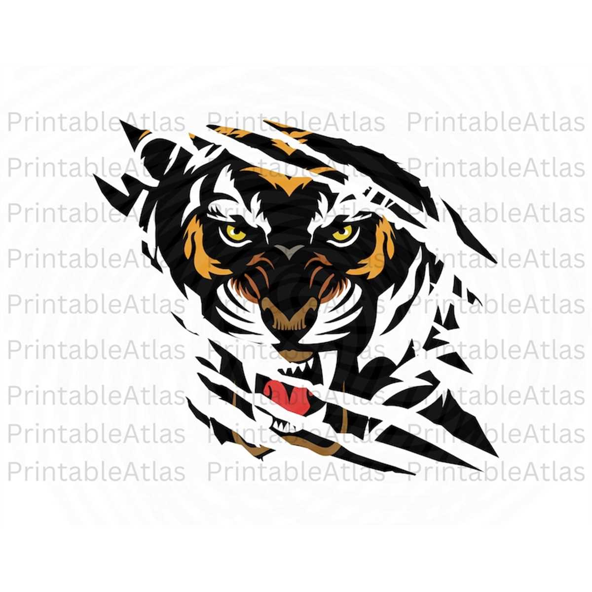 Tiger svg, tigers svg, tigers face svg, Rip svg, tigers scho - Inspire ...