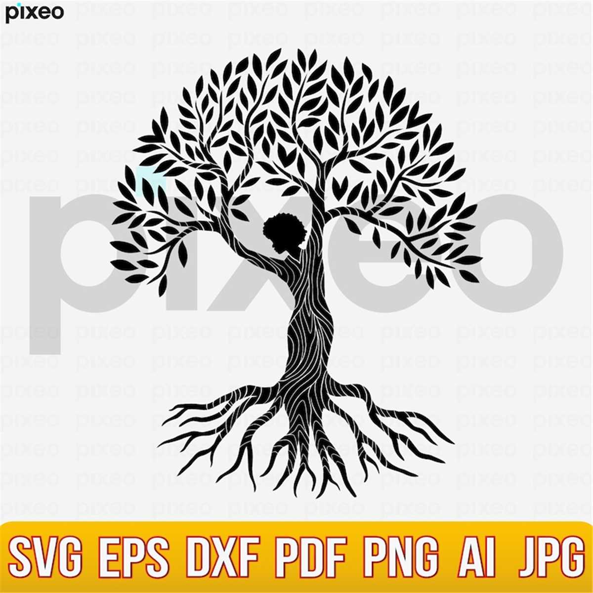 Women Tree Svg, Strong Woman Svg, Women Empowerment SVG Svg, - Inspire ...