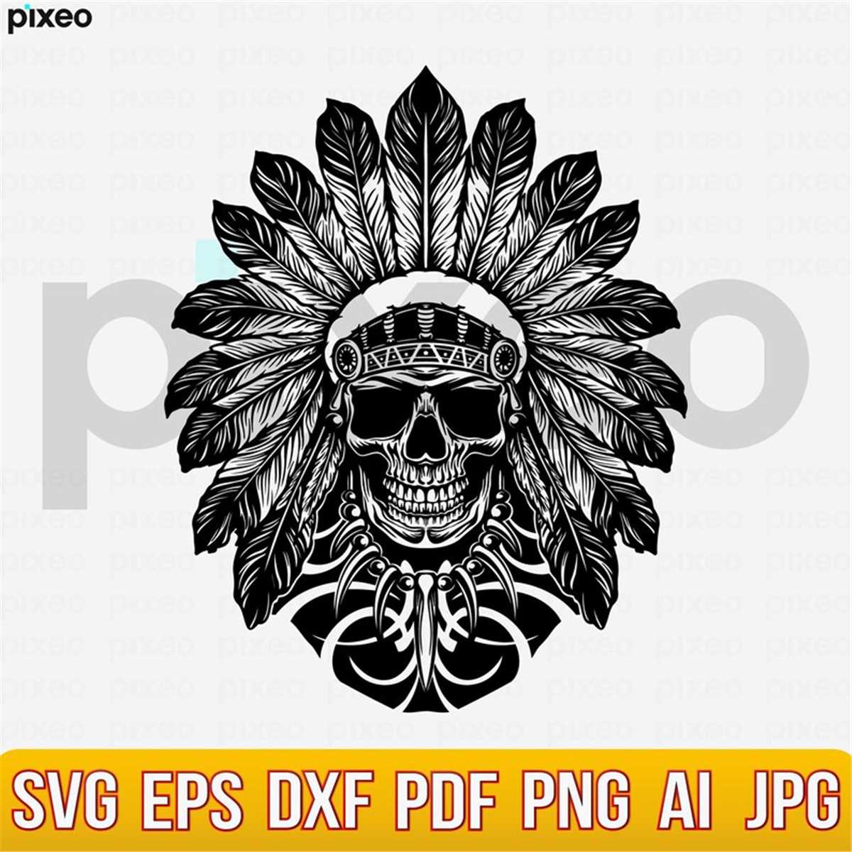 Native American Svg, Indian Chief Svg, Indian Svg, Indian Cl - Inspire ...