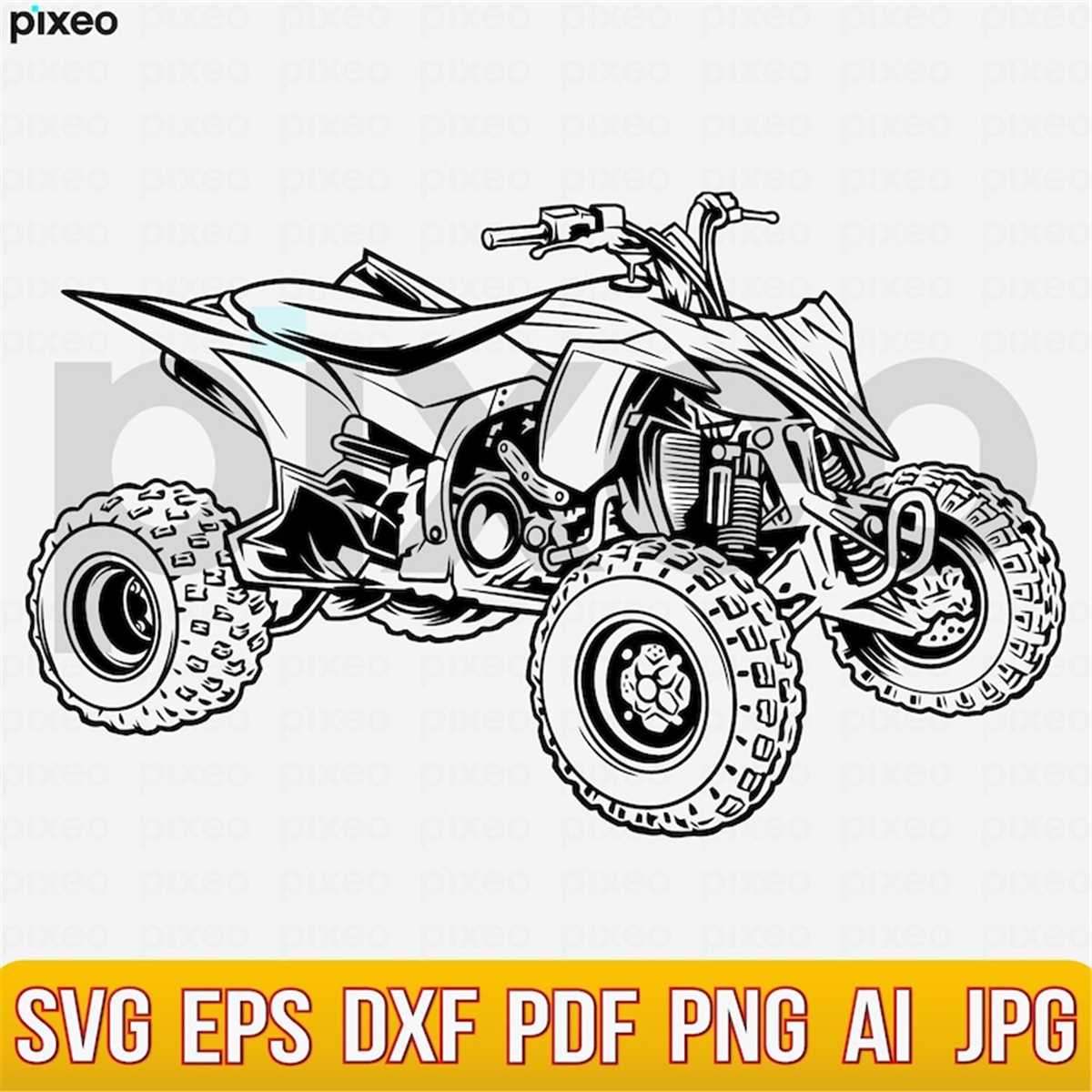 US 4 Wheeler Svg, ATV Svg, 4 Wheeler Svg, Off-Road Svg, ATV - Inspire ...