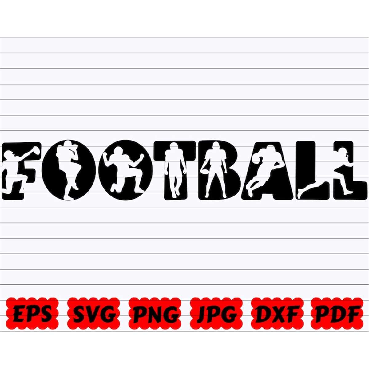 Football Design Svg - Inspire Uplift