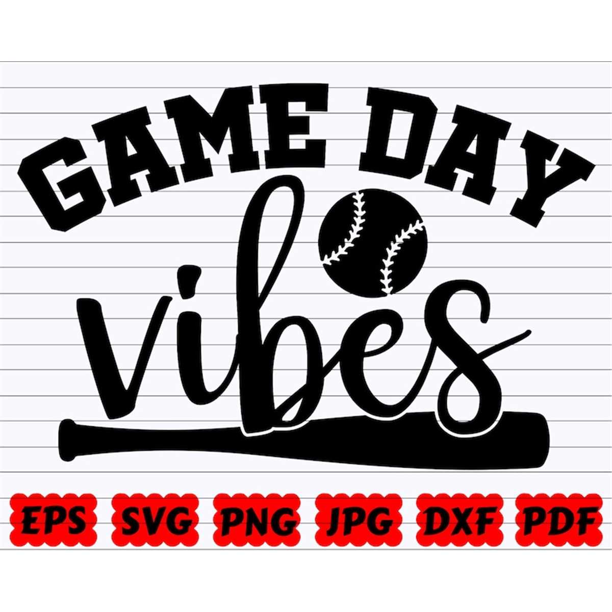 game day vibes svg - Inspire Uplift