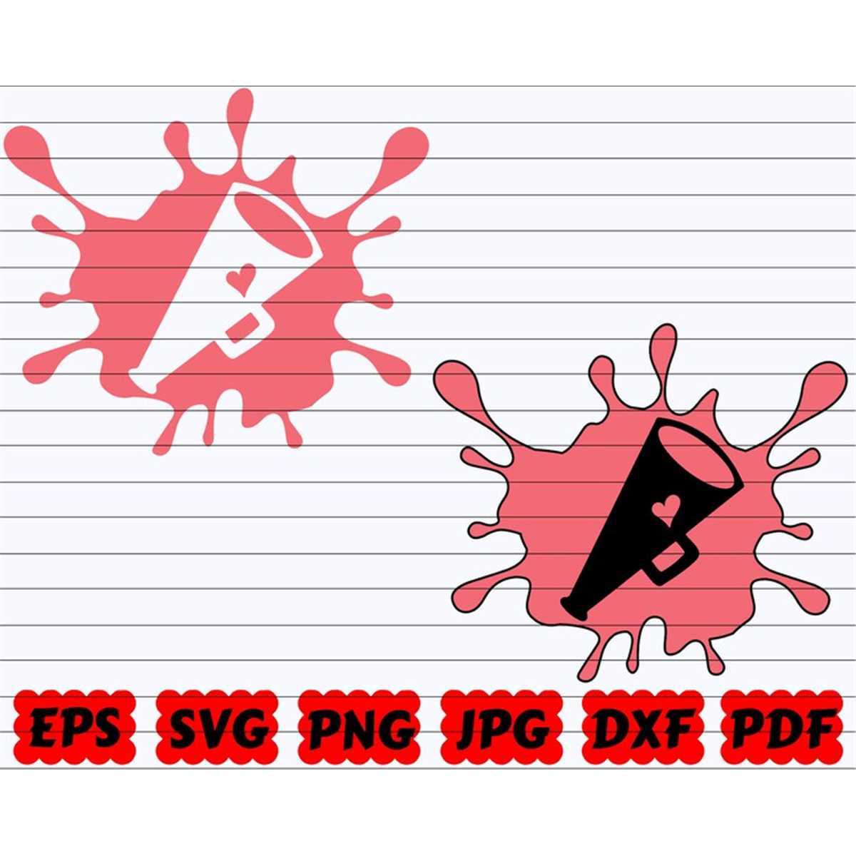 Splash Cheer SVG | Splash SVG | Paint Splatter SVG | Paint S | Inspire ...