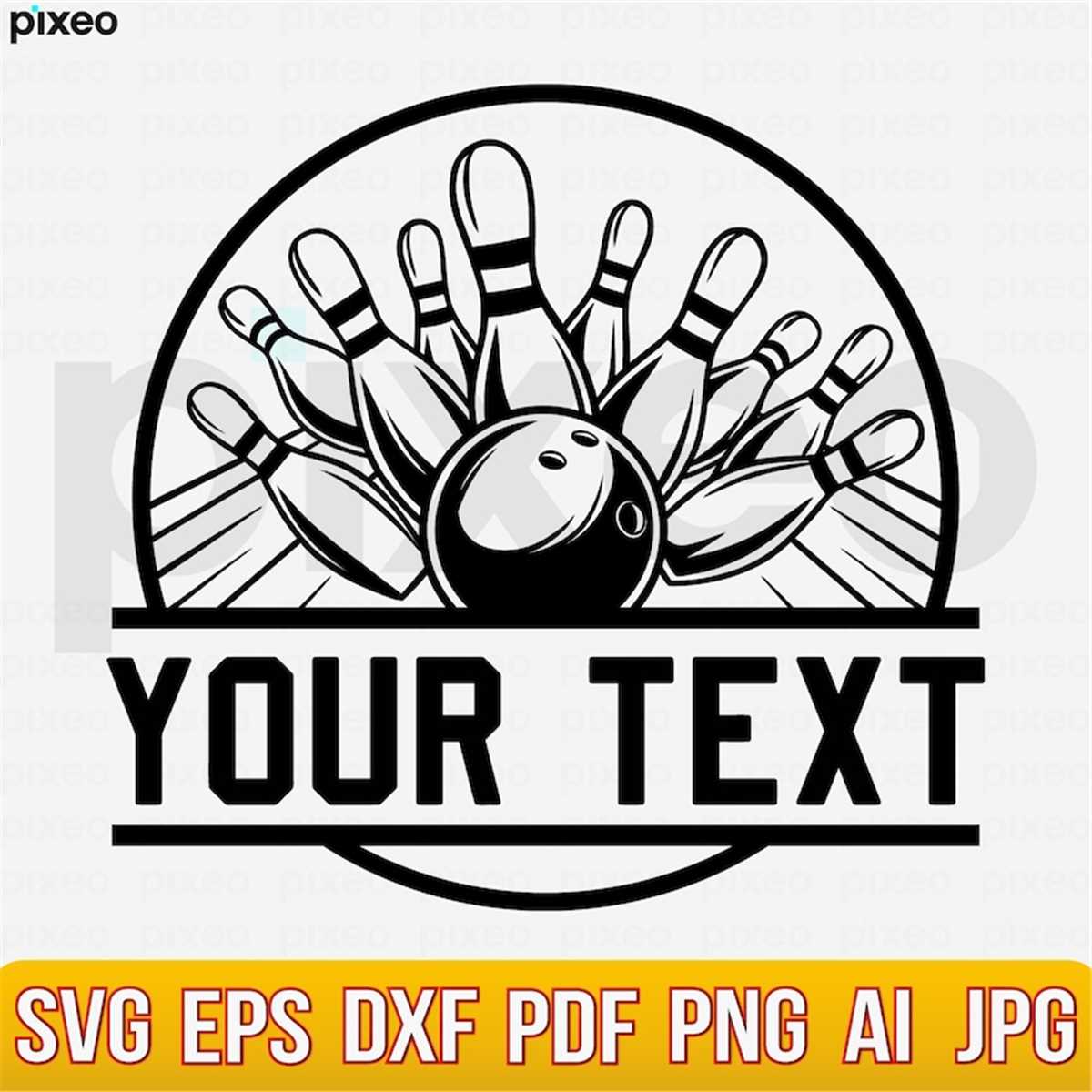 Bowling Svg, Bowling Name Svg, Bowling Ball Svg, Bowling Cri | Inspire ...