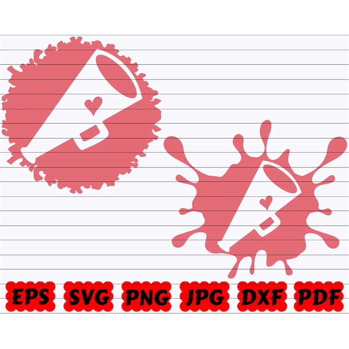 Cheer Pom SVG | Cheer Splash SVG | Pom SVG | Splash Svg | Ch | Inspire ...