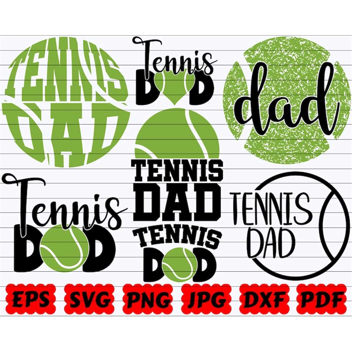 Tennis Dad SVG | Tennis Dad Cut File | Tennis Family SVG | D | Inspire ...