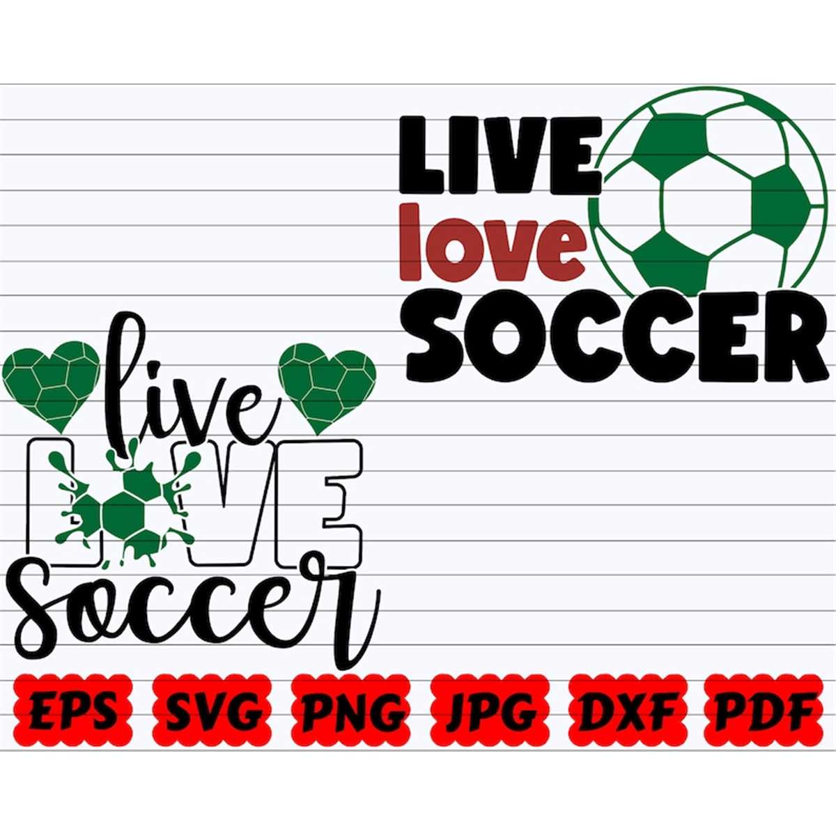 Live Love Soccer SVG | Love Soccer SVG | Live Soccer SVG | L | Inspire ...