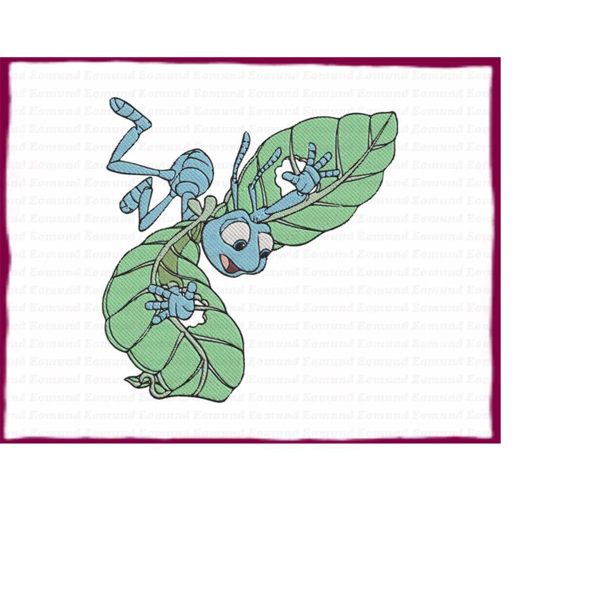 Flik A Bugs Life Filled Embroidery Design 2 - Instant Downlo | Inspire ...
