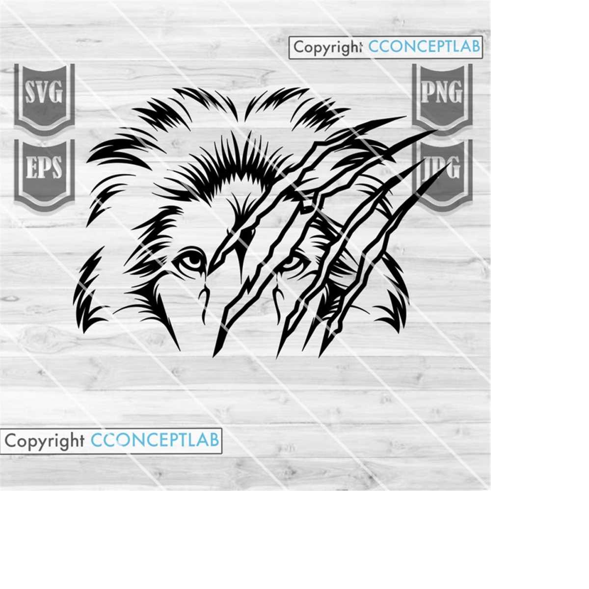 Lion Face Svg || Lion Svg || lion Clipart || Lion Scratch || - Inspire ...