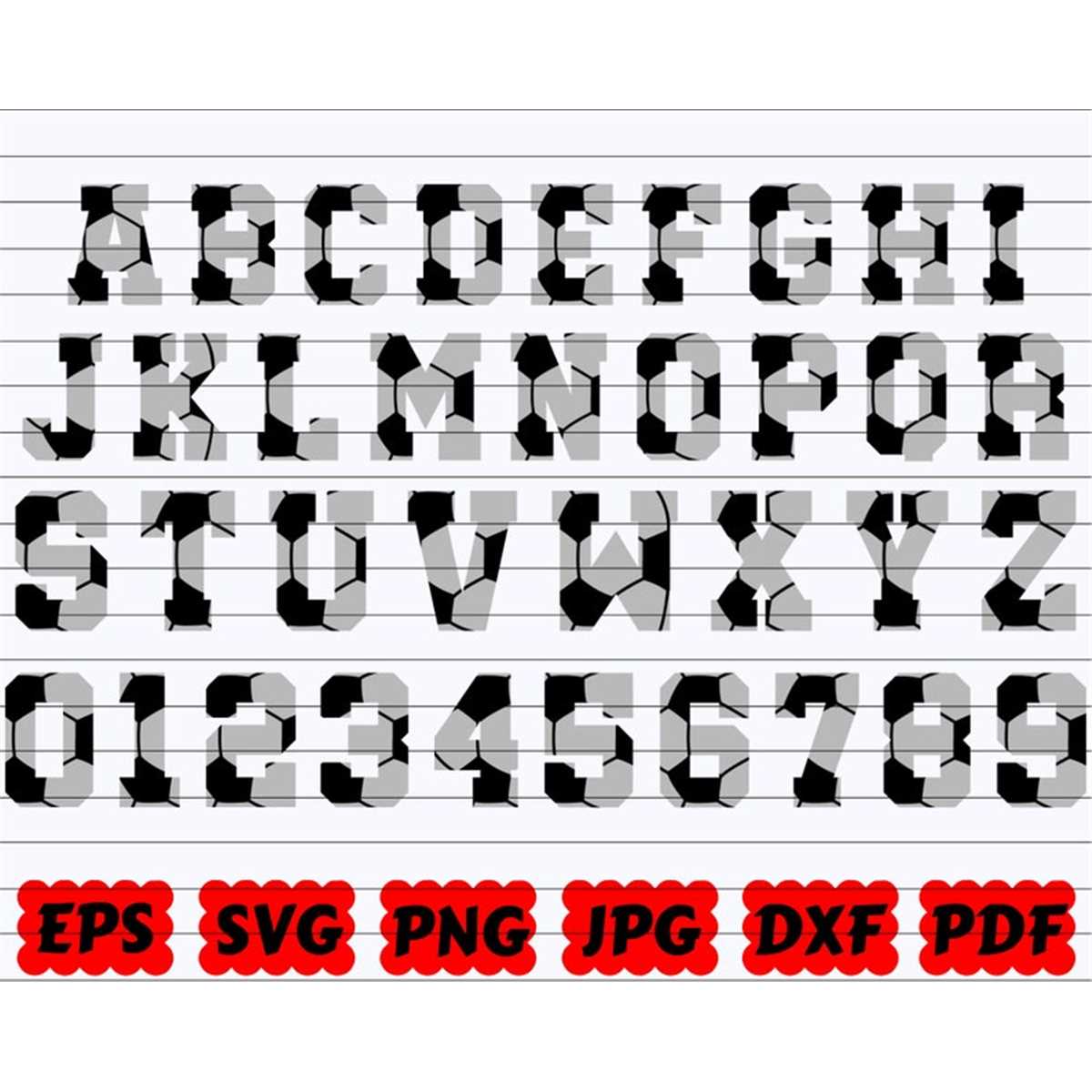 Soccer Font SVG | Soccer Alphabet SVG | Soccer Letters SVG | | Inspire ...