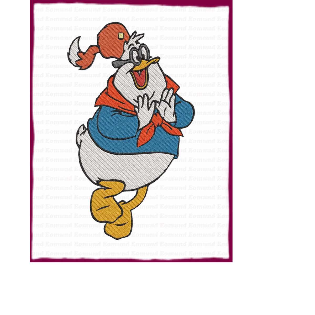 Doofus Drake Ducktales Fill Embroidery Design 2 - Instant Do | Inspire ...