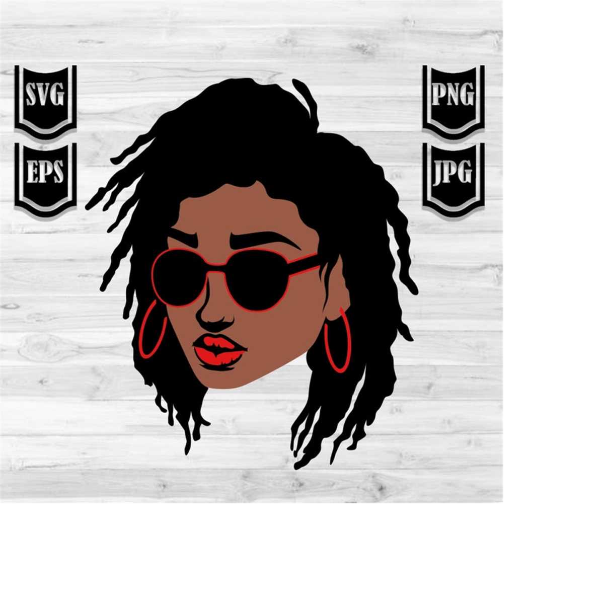 Black Afro Girl | Rasta Lady Clipart | Stoner Chic Stencil | | Inspire ...