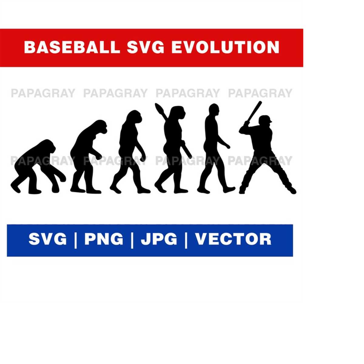 Baseball SVG Evolution Graphic | Digital Download | Baseball | Inspire ...