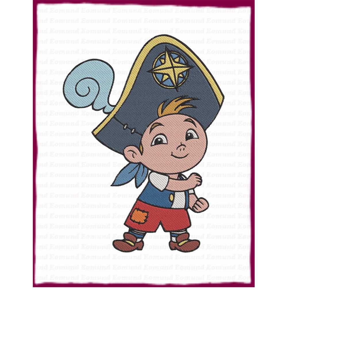 Cubby Jake And The Never Land Pirates Fill Embroidery Design | Inspire ...