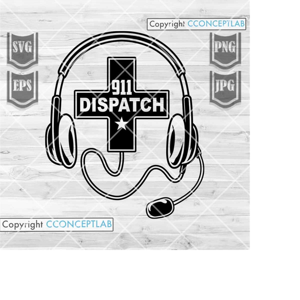 911 Dispatcher svg | First Responder Clipart | Emergency Off | Inspire ...