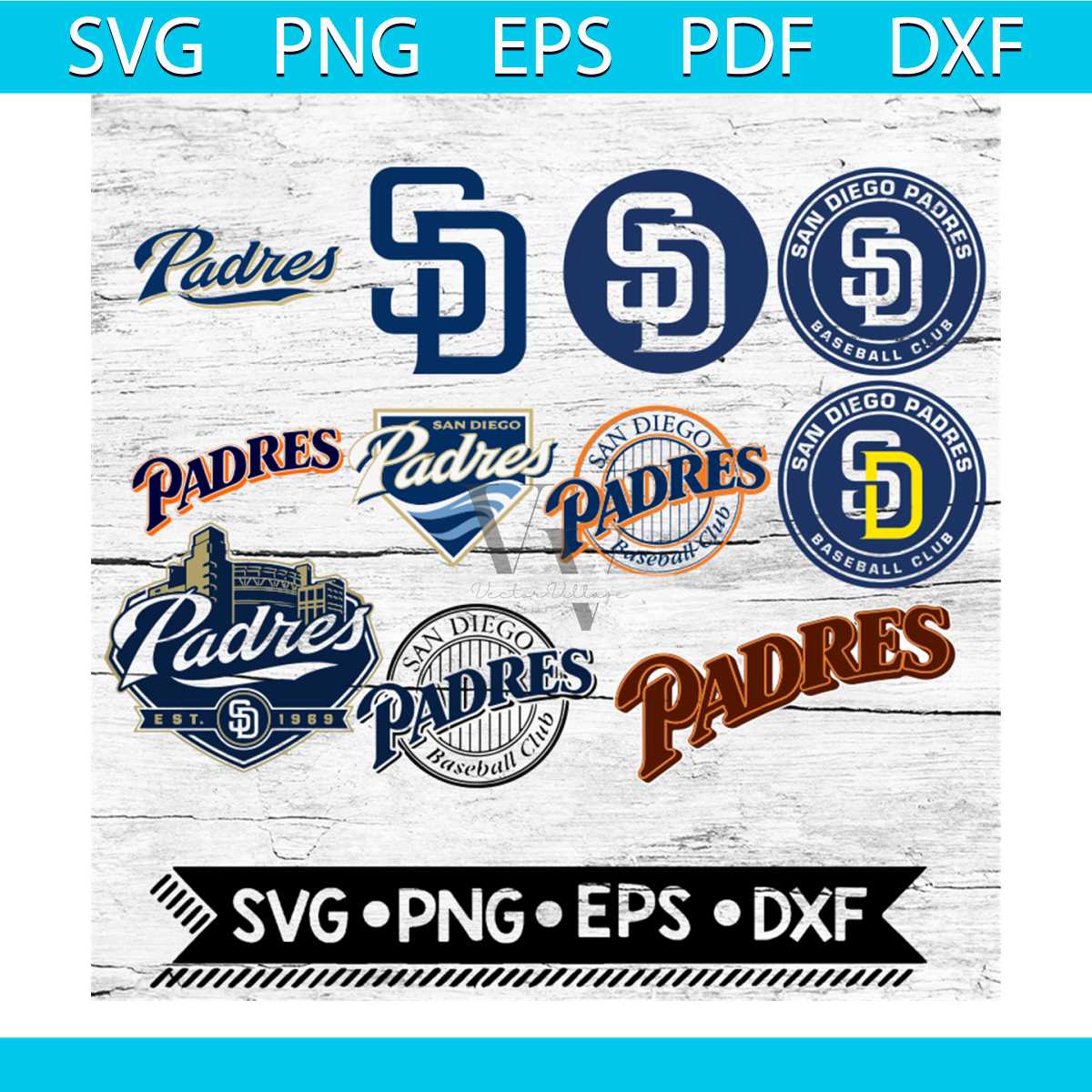 San Diego Padres Svg, Slipart Svg, MLB, Baseball, Cricut Fil | Inspire ...