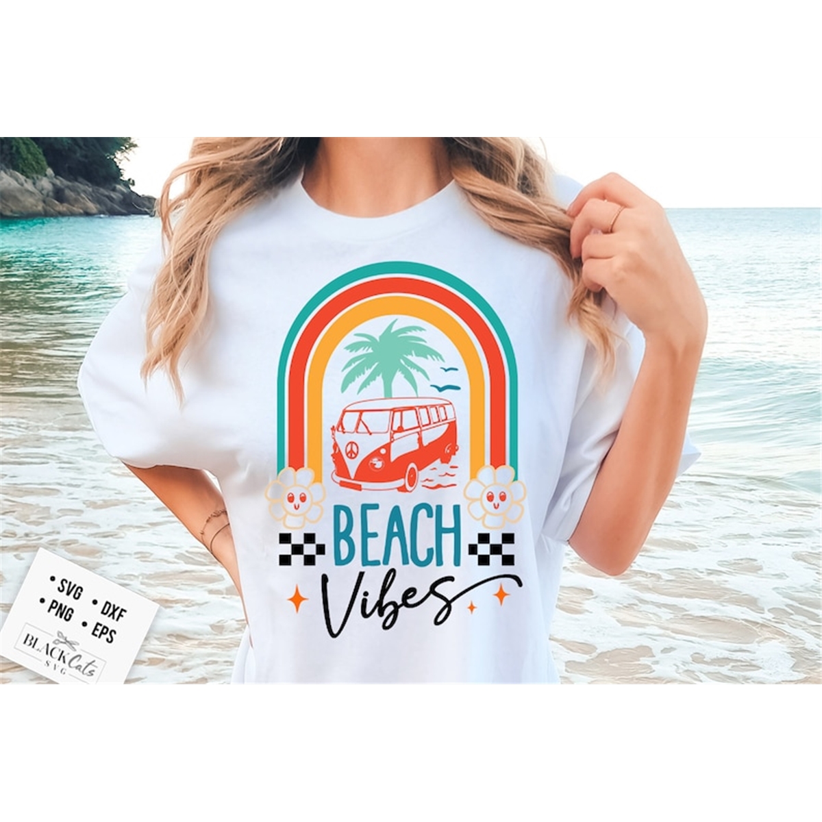 Retro summer svg, Beach vibes svg, Retro beach bus svg, Groo | Inspire ...