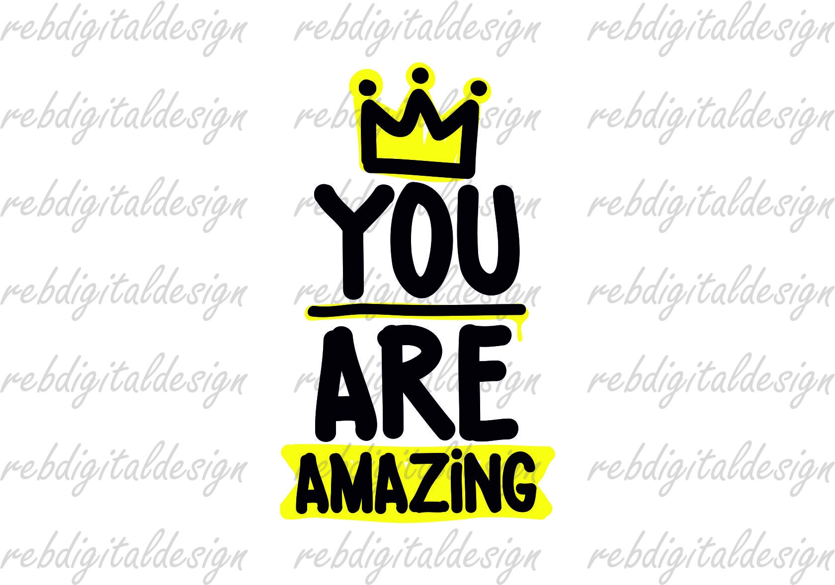 You Are Amazing Inspiring Motivational cut files SVG PDF PNG - Inspire ...