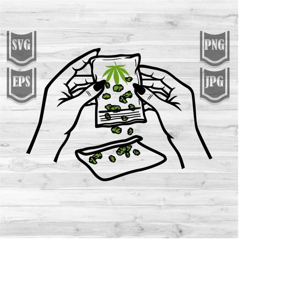 Rolling Weed Kush Svg | Cannabis Clipart | Marijuana Cut Fil - Inspire ...