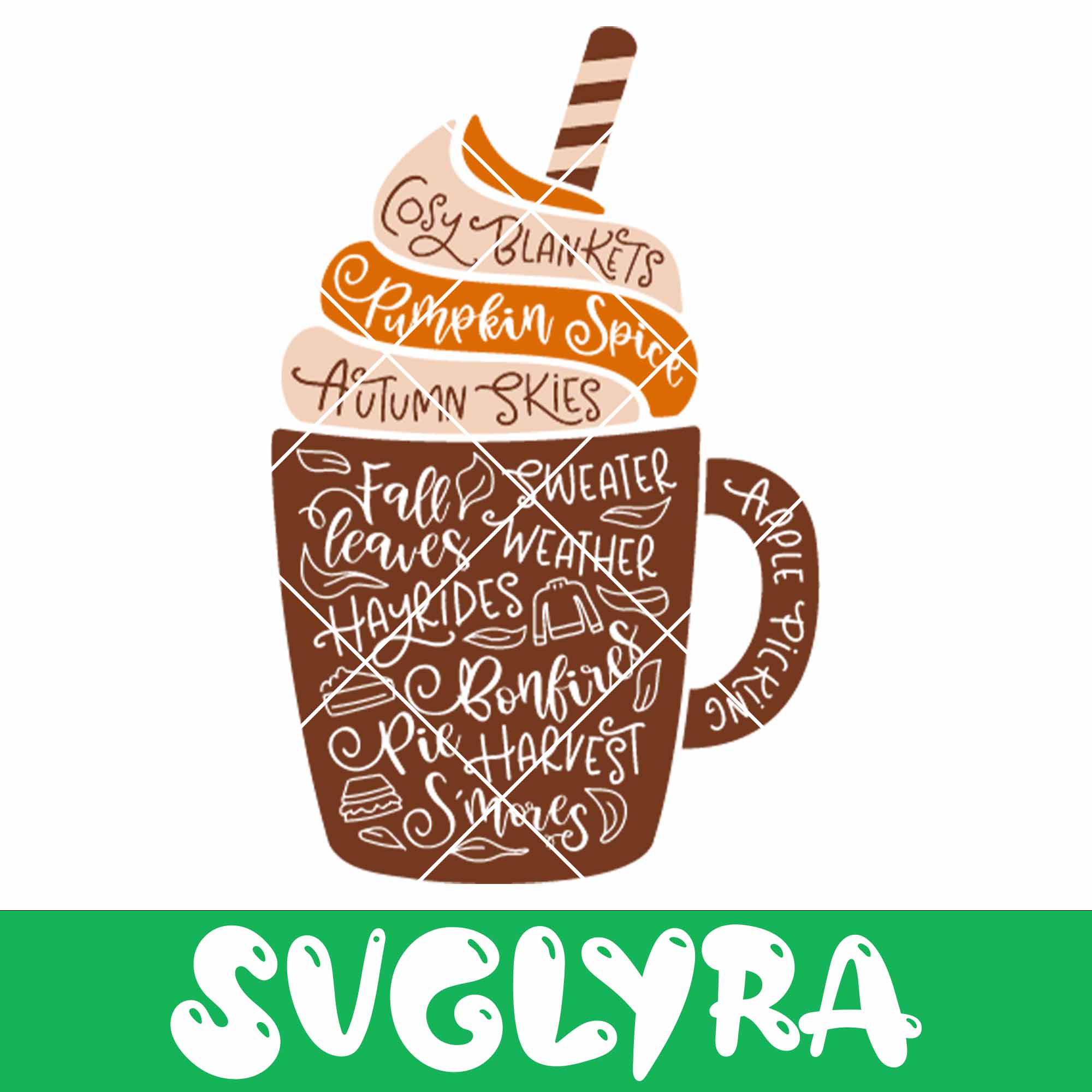 pumpkin word art svg - Inspire Uplift
