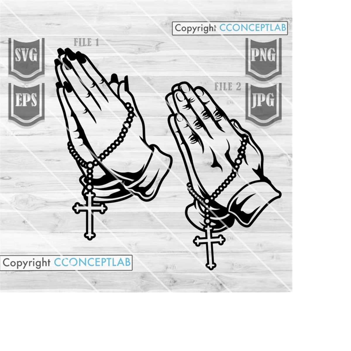 praying hands svg - Inspire Uplift