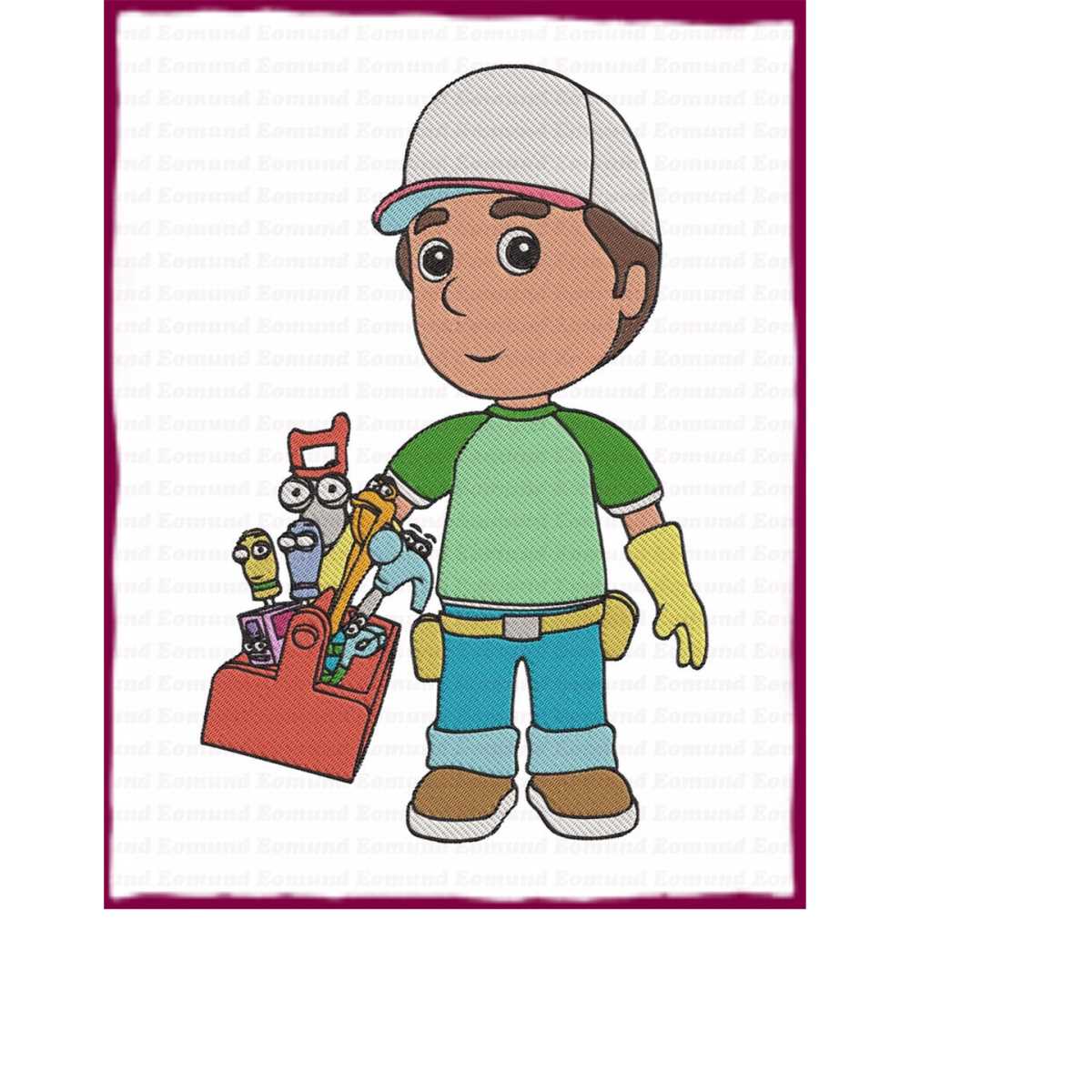 Handy Manny With Tools Fill Embroidery Design 1 - Instant Do | Inspire ...
