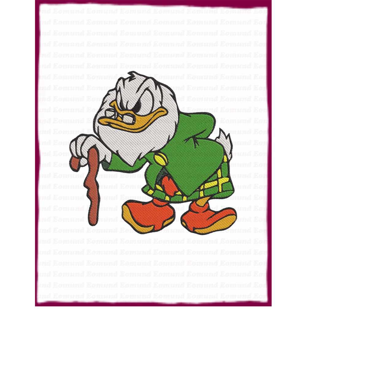 Flintheart Glomgold Ducktales Fill Embroidery Design 1 - Ins | Inspire ...