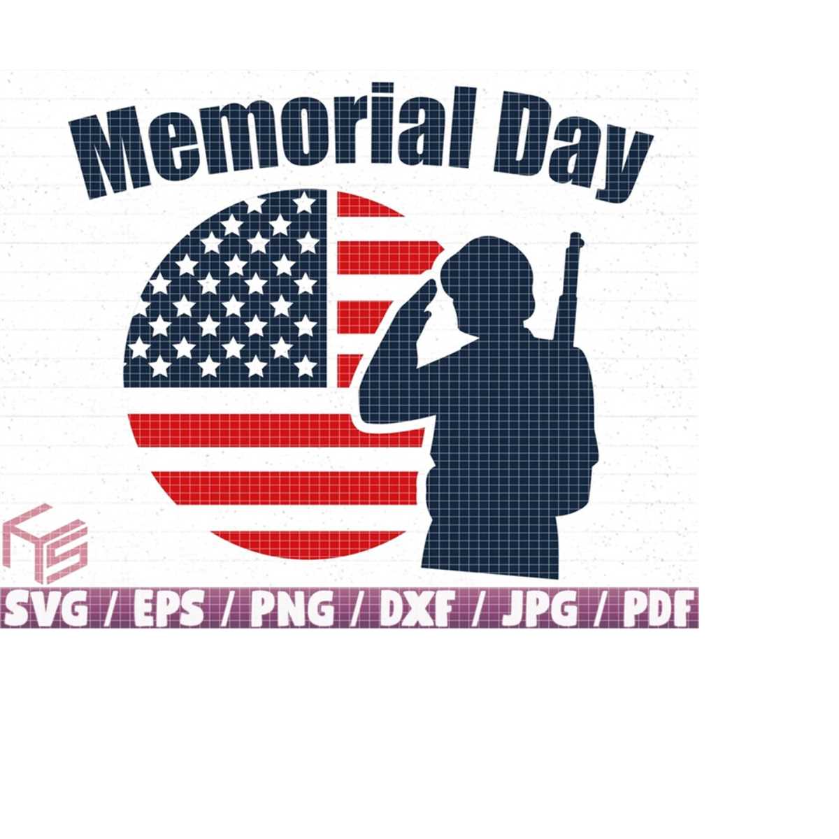 Memorial Day Svg/Eps/Png/Dxf/Jpg/Pdf, USA Day Svg, Memory Da | Inspire ...