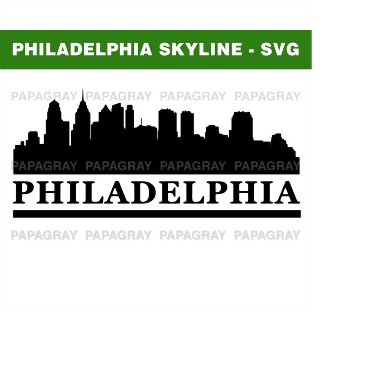 Philadelphia Skyline SVG | Digital Download | Philadelphia S | Inspire ...
