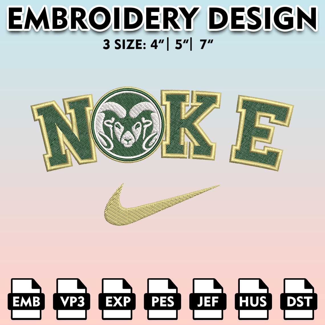 NCAA Logo Embroidery Files, Machine Embroidery, Designs NCAA - Inspire ...