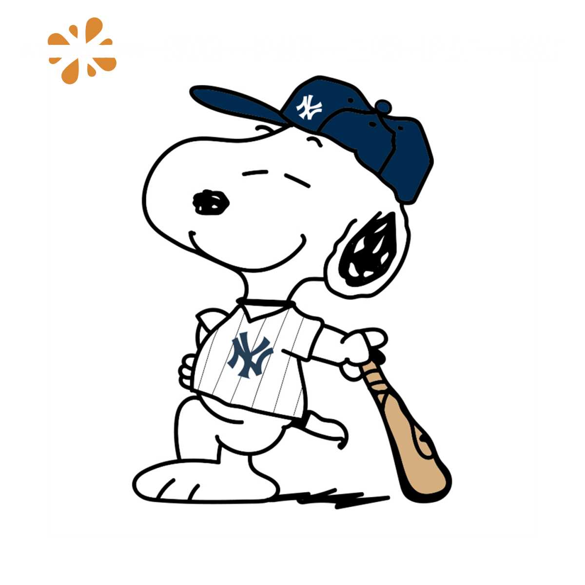 Snoopy New York Yankees, New York Yankees Svg, New York Yank | Inspire ...