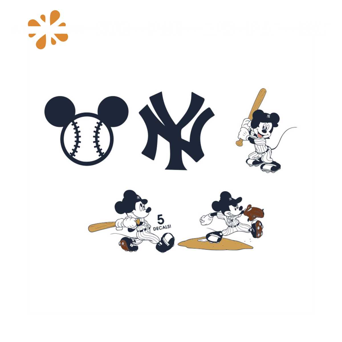 New York Yankees Disney Svg, New York Yankees Digital Downlo | Inspire ...