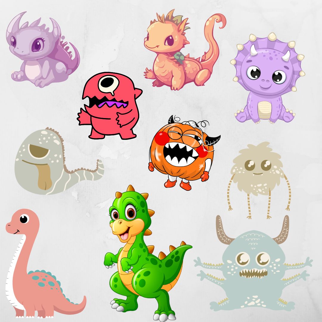 Little monsters SVG Bundle, Baby monsters SVG Bundle, Cricut - Inspire ...