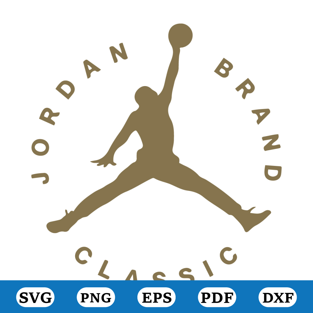 Jordan Brand Classic Logo SVG Files, Logo Svg, Jumpman Logo | Inspire ...