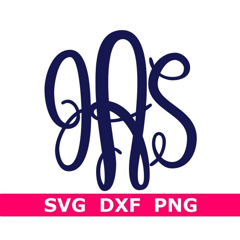 Monogram SVGDXFPNG, Fancy Monogram Alphabet, School Monogram - Inspire ...
