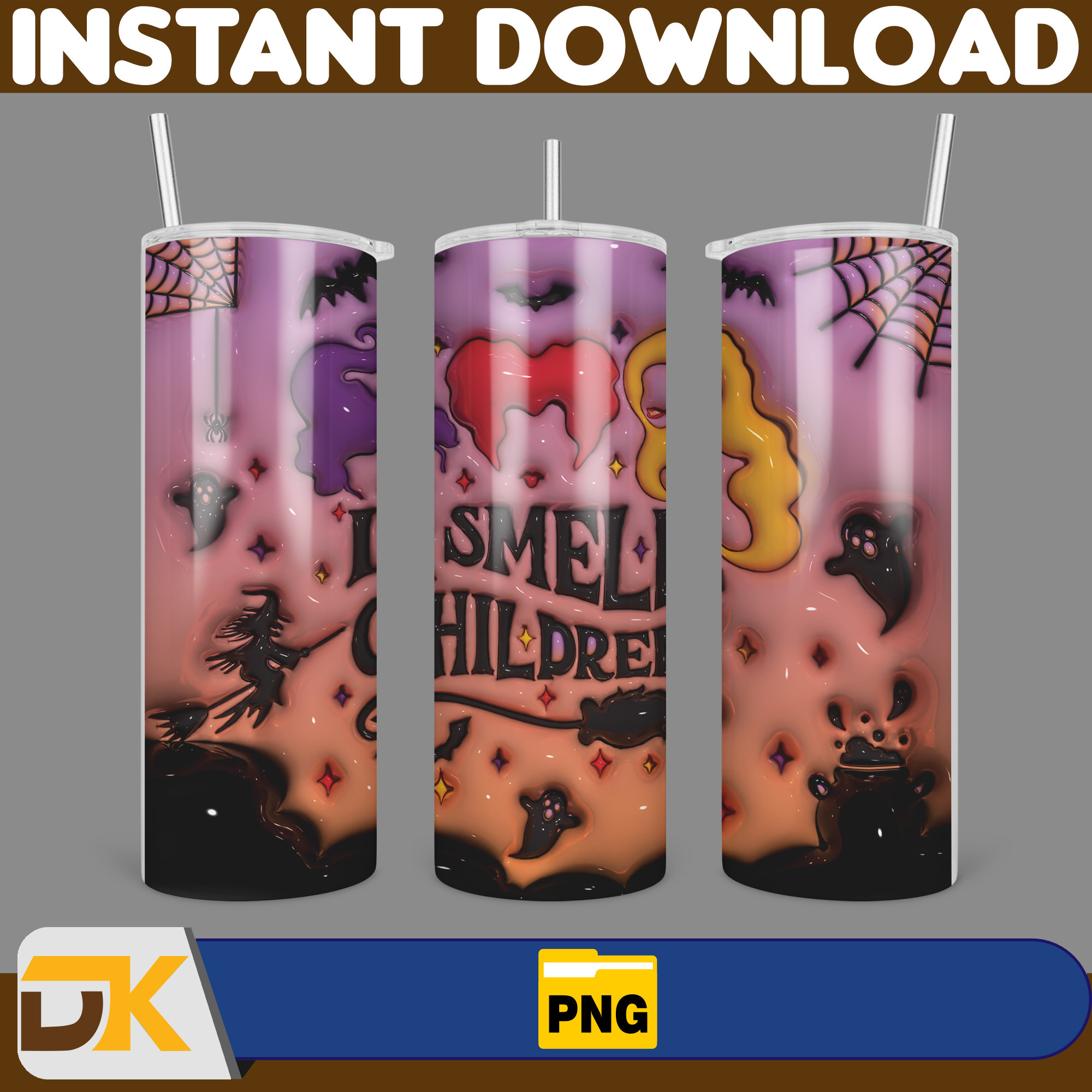 3D Inflated Sublimation Tumbler Design Download PNG, 20 Oz D - Inspire ...