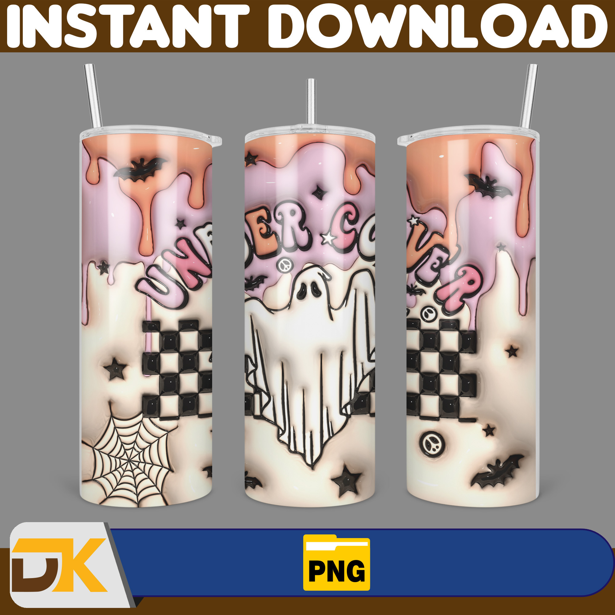 3D Inflated Sublimation Tumbler Design Download PNG, 20 Oz D - Inspire ...