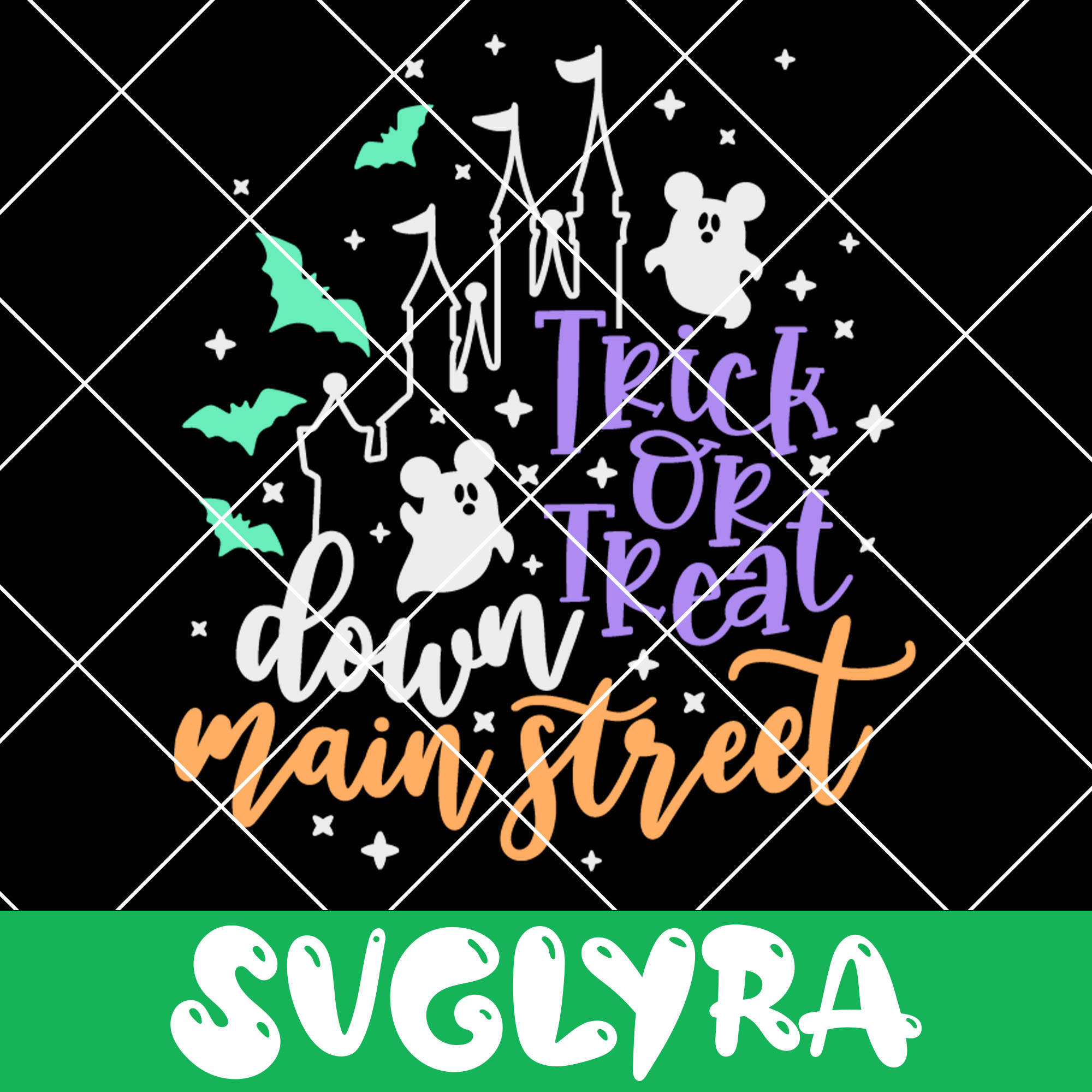 Trick or Treat down Main Street Svg, Mouse Halloween Svg, Ha | Inspire ...