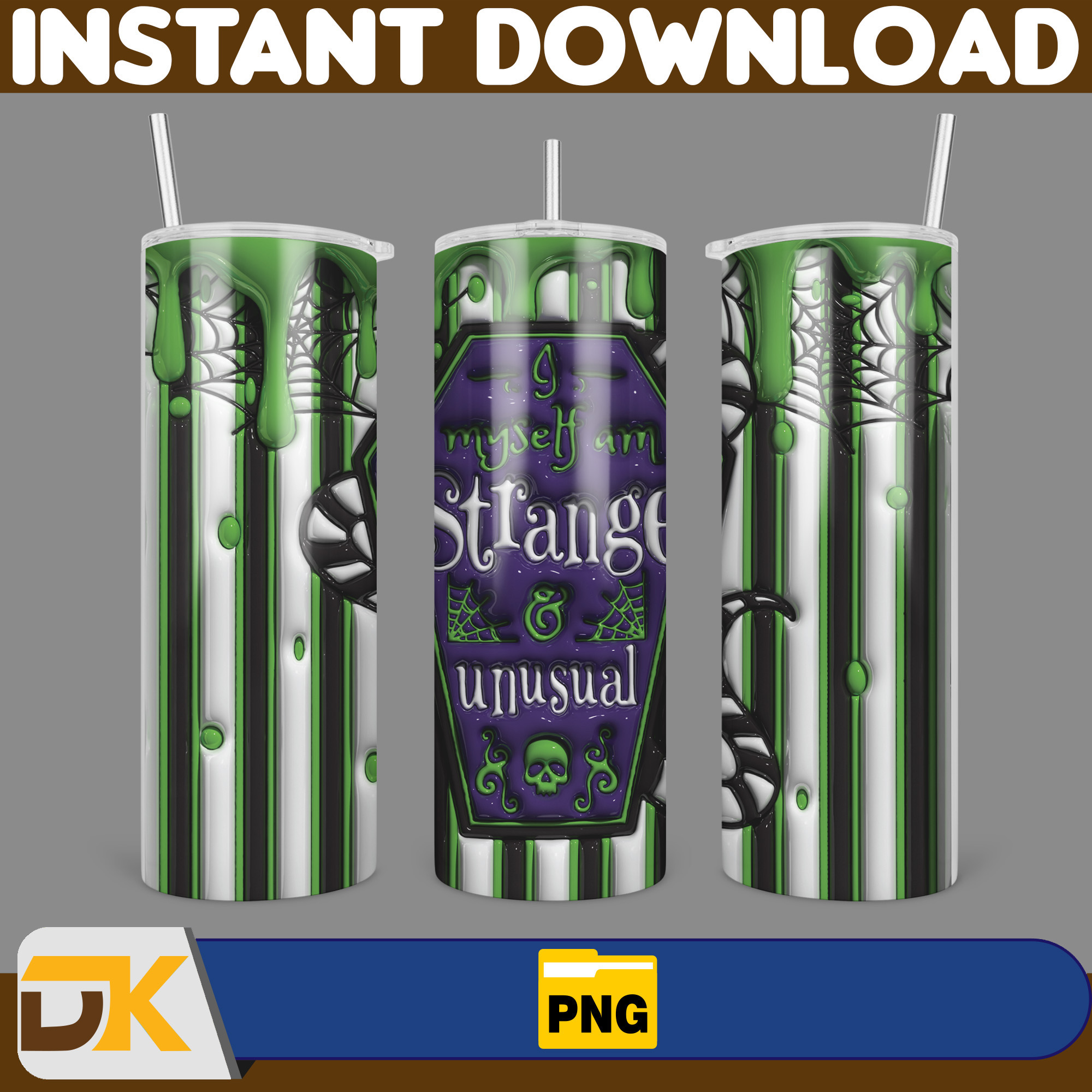 3D Inflated Sublimation Tumbler Design Download PNG, 20 Oz D - Inspire ...